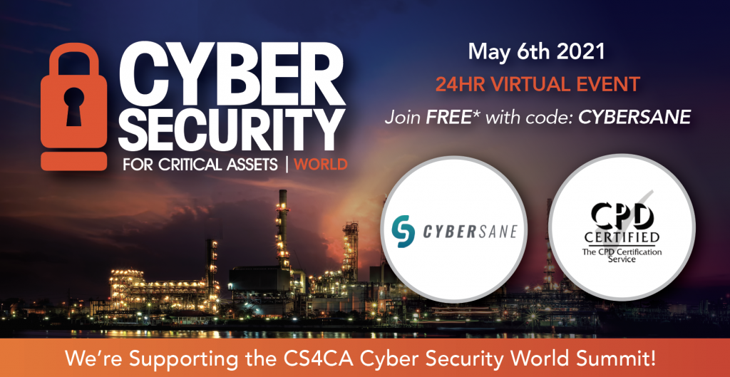 CS4CA’s 24Hr Global Cyber Security Summit – H2020 CyberSANE project